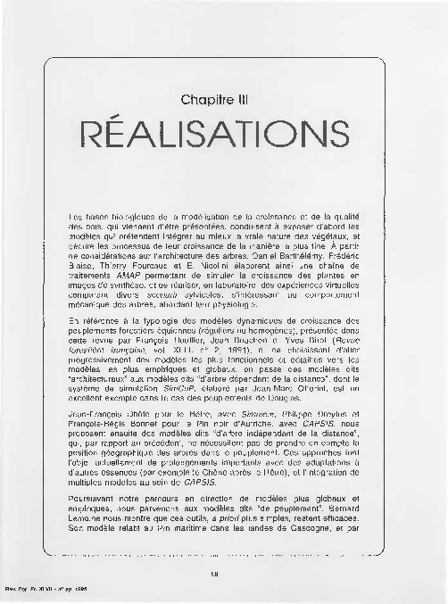 (PDF) Chapitre III : Réalisations