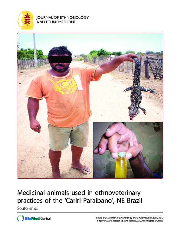 (PDF) Medicinal animals used in ethnoveterinary practices of the ...