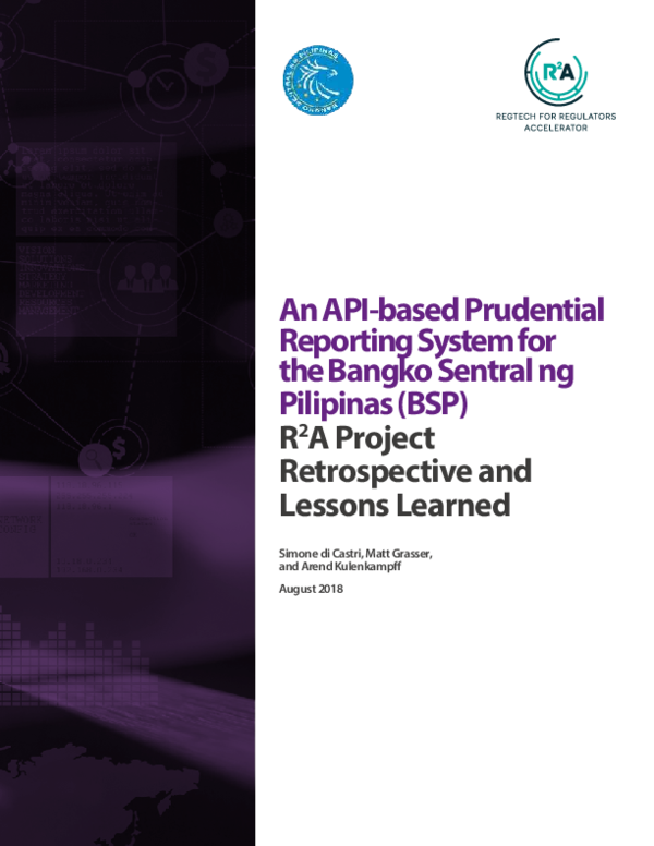 (PDF) An API-based Prudential Reporting System for the Bangko Sentral ...