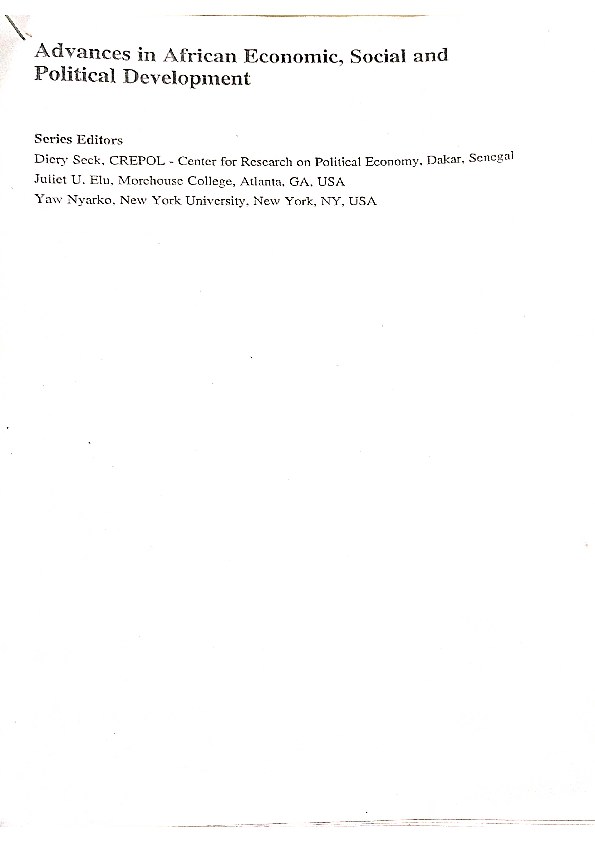 (PDF) The African Intellectual in Times of Crisis: A Study on the ...