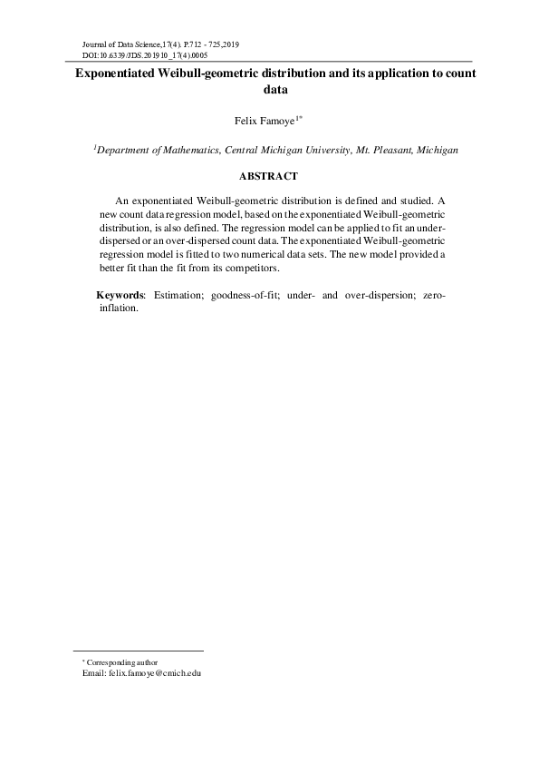 Exponentiated Weibull Exponential Distribution Properties And Applications