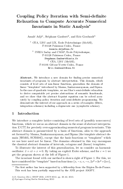 (PDF) Coupling Policy Iteration with Semi-definite Relaxation to Compute Accurate Numerical ...