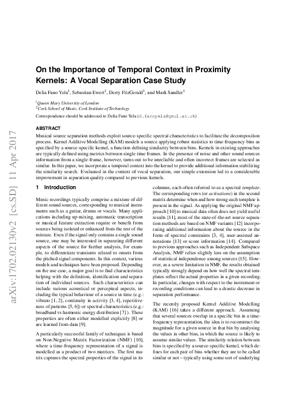 (PDF) On the Importance of Temporal Context in Proximity Kernels: A ...
