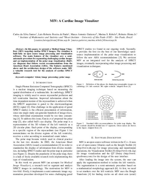 (PDF) MIV: A Cardiac Image Visualizer
