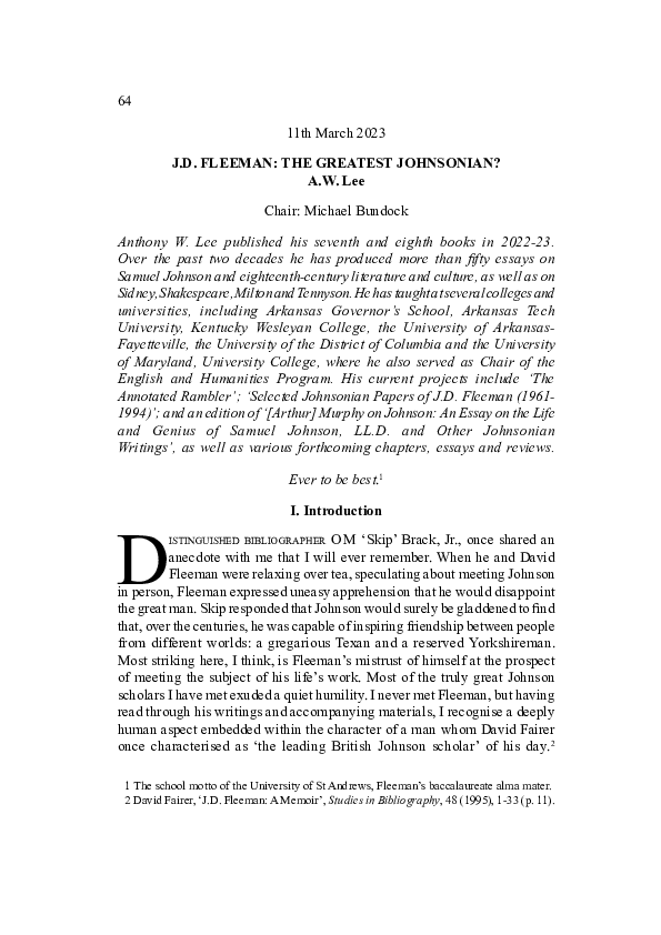 (PDF) The New RambleR 64