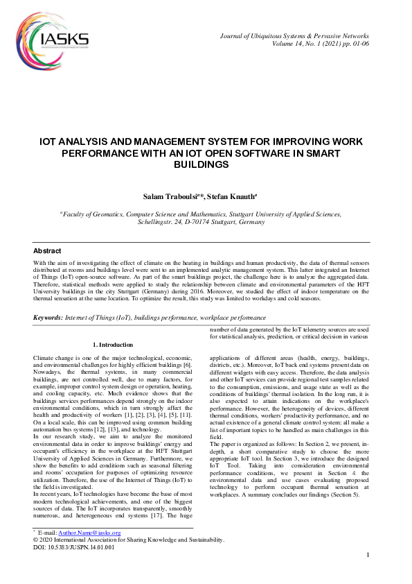 (PDF) Iot Analysis and Management System for Improving Work Performance with an Iot Open ...