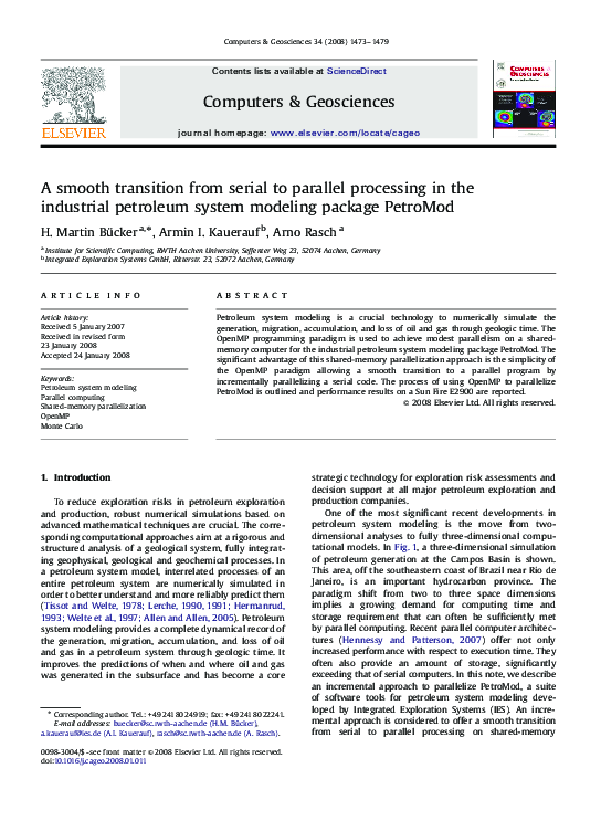(PDF) A smooth transition from serial to parallel processing in the ...