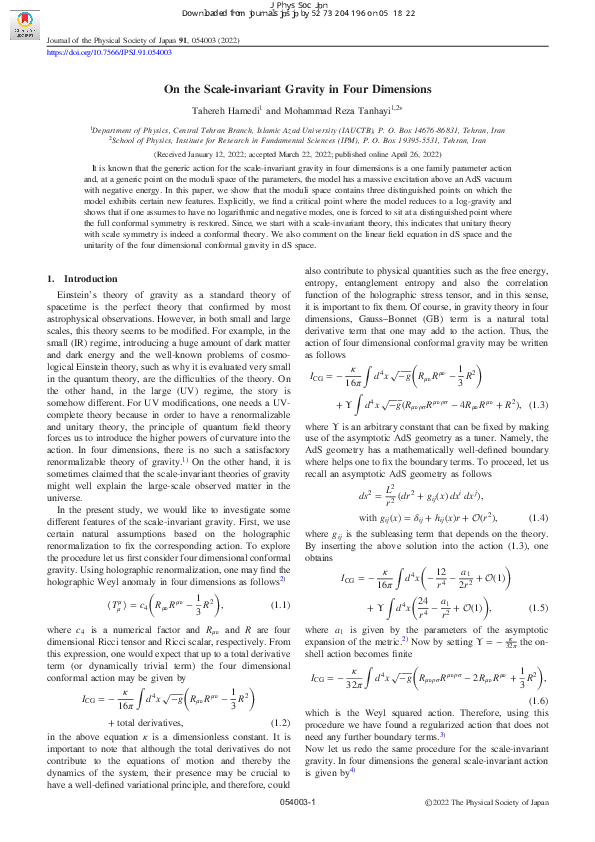 (PDF) Scale-invariant Gravity in Four Dimensions: Key Features