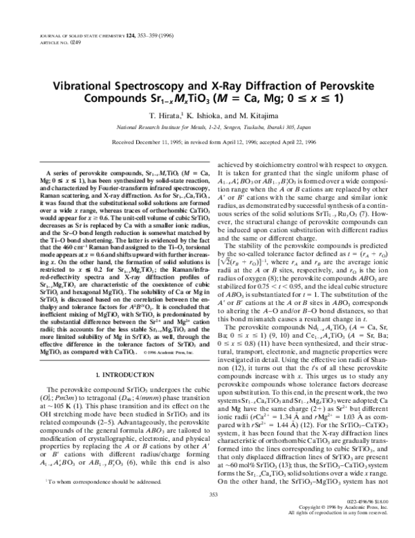 (PDF) Vibrational spectroscopy and X-ray diffraction applied to the study of Cretaceous fish ...