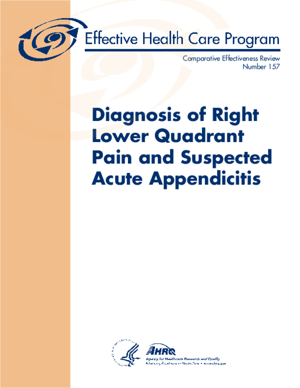 (PDF) Diagnosis of Right Lower Quadrant Pain and Suspected Acute ...
