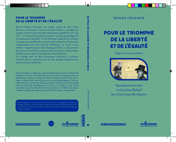 (PDF) Pour le triomphe de la liberté et de l'égalité. Gracchus Babeuf ...