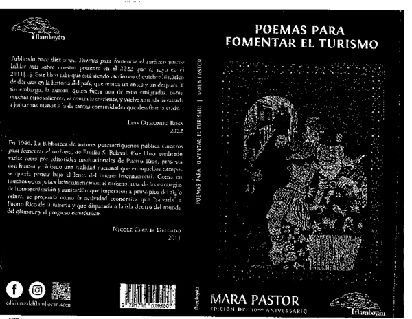 (PDF) El Costo de volar. Prólogo a Mara Pastor, Poemas para fomentar el ...