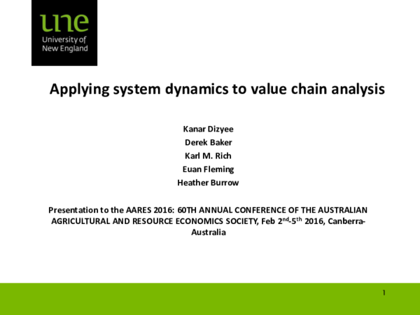 (PDF) Applying system dynamics to value chain analysis