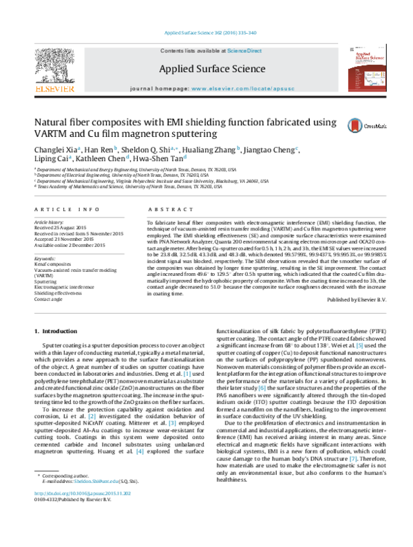 (PDF) Natural fiber composites with EMI shielding function fabricated ...