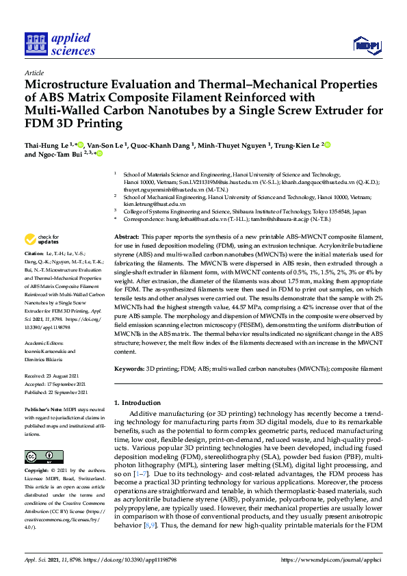 (PDF) Microstructure Evaluation and Thermal–Mechanical Properties of ...
