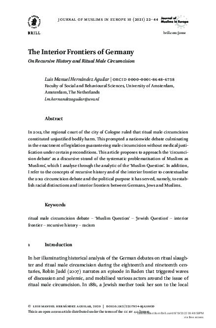 (PDF) The Interior Frontiers of Germany