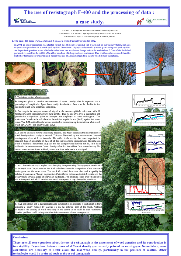 (PDF) The use of resistograph F-400 and the processing of data : a case ...