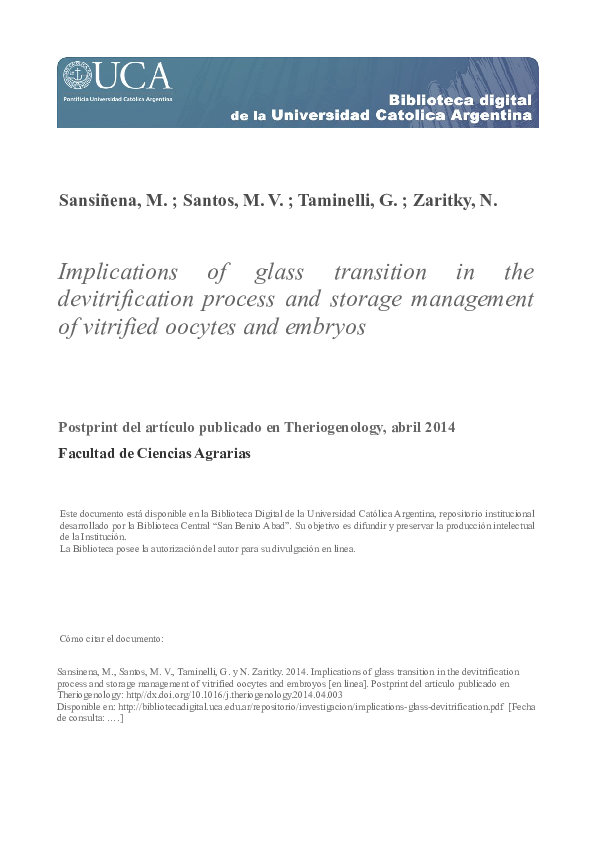 (PDF) Implications of glass transition in the devitrification process ...