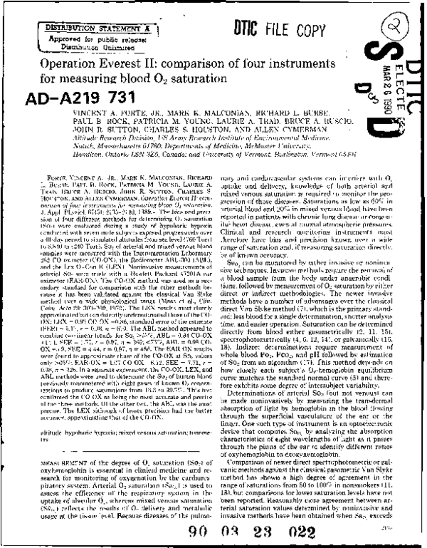 (PDF) Operation Everest II: comparison of four instruments for ...