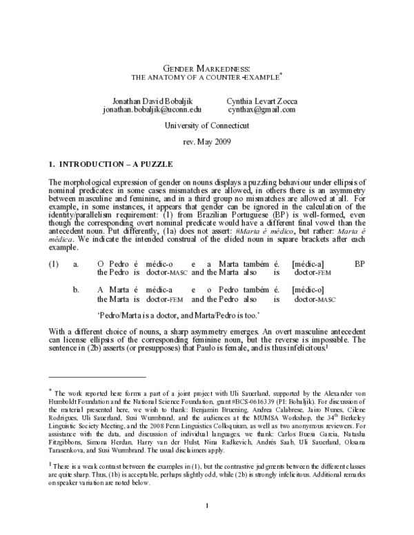 (PDF) The Anatomy of a Counter-Example*