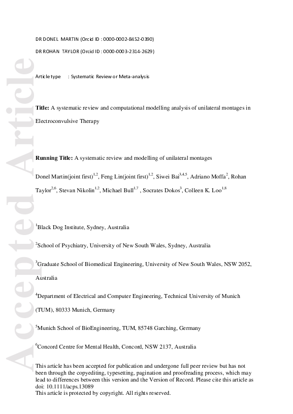 (PDF) A systematic review and computational modelling analysis of ...