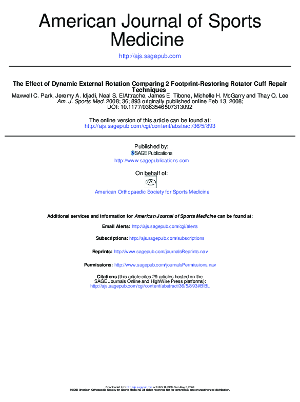 (PDF) The Effect of Dynamic External Rotation Comparing 2 Footprint ...