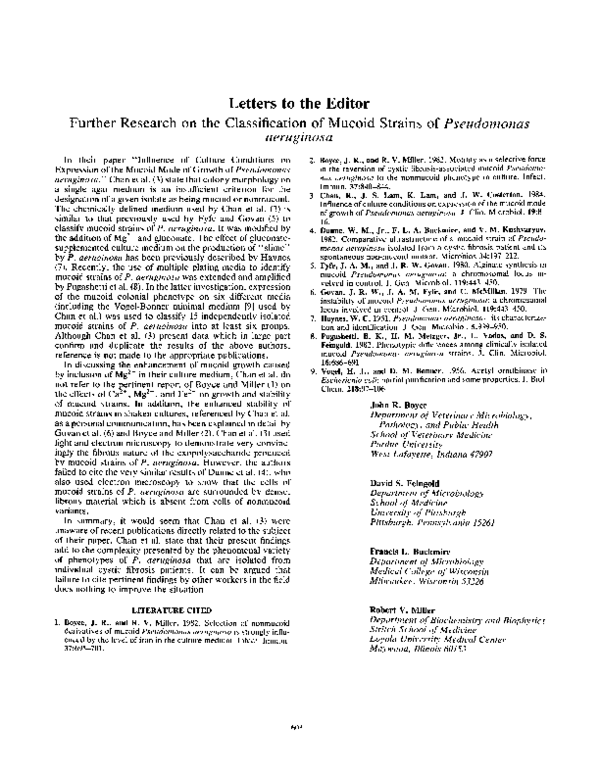 (PDF) Further research on the classification of mucoid strains of ...