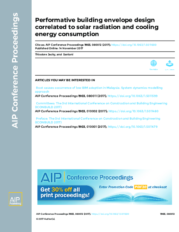 (PDF) Performative building envelope design correlated to solar ...