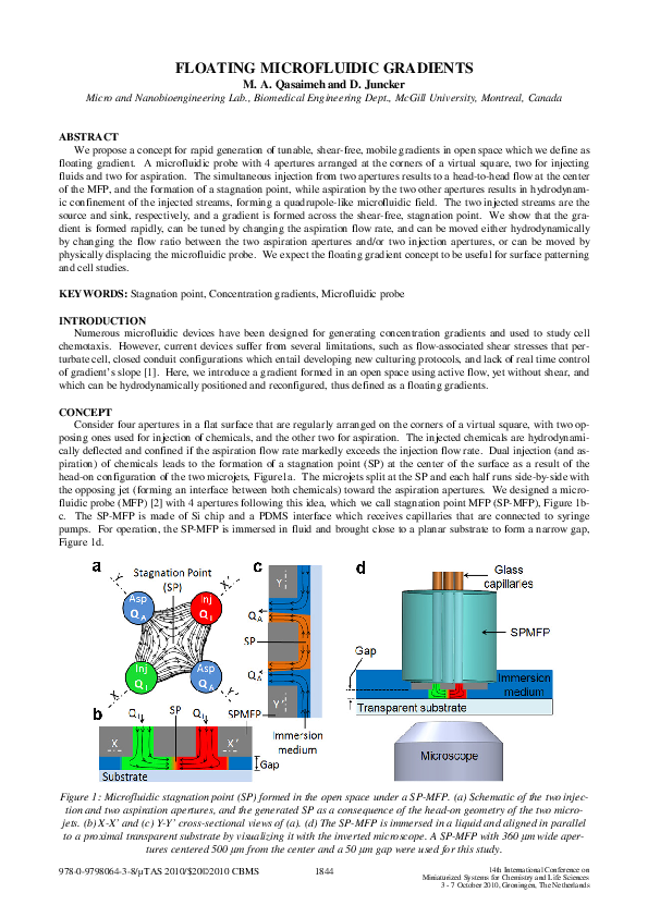 (PDF) Floating Microfluidic Gradients