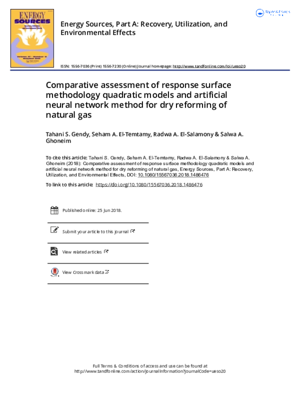 (PDF) Comparative assessment of response surface methodology and artificial neural networks in ...