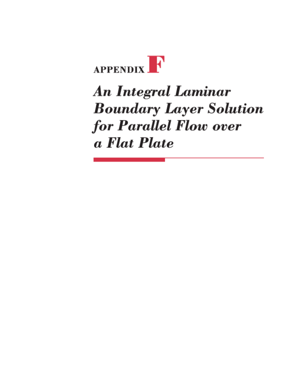 (PDF) Boundary Layer Integral Solution