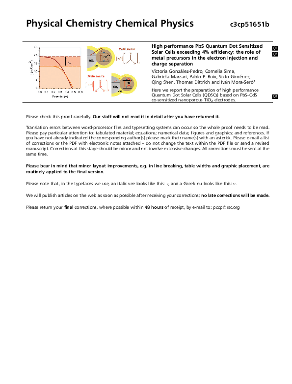 (PDF) Here we report the preparation of high performance