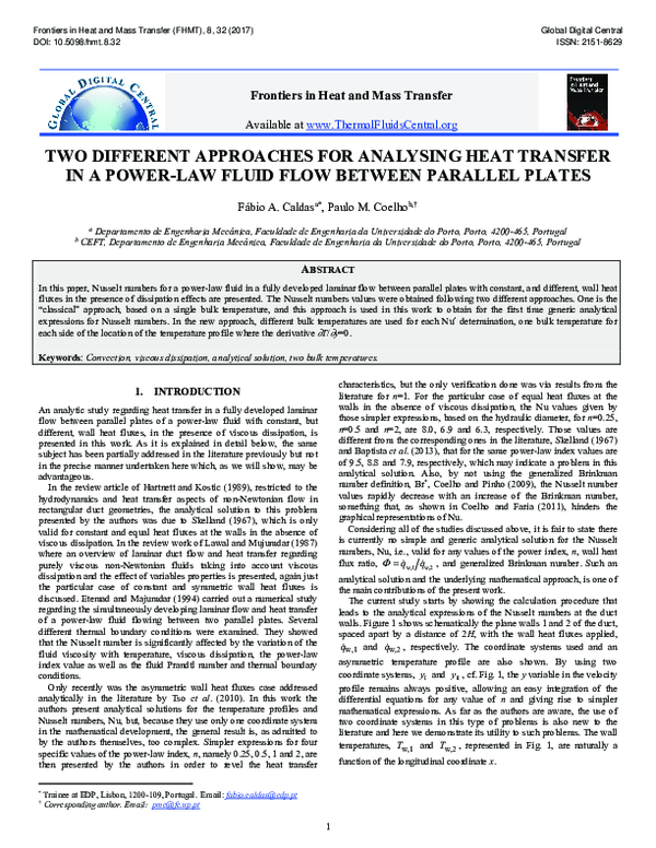 (PDF) Two Different Approaches for Analysing Heat Transfer in a Power ...