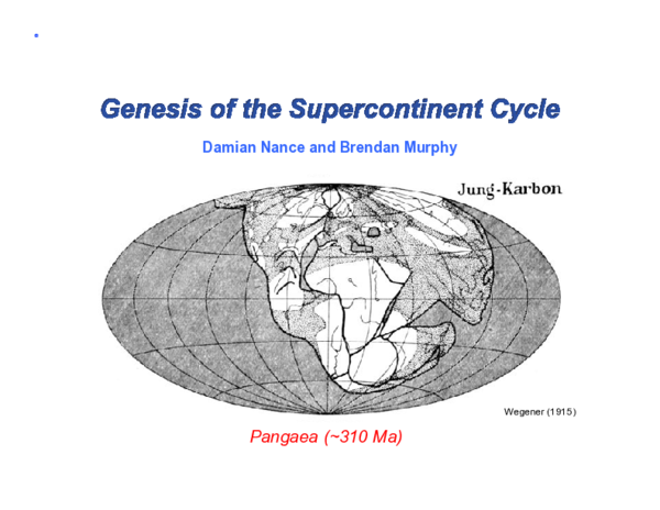 (PDF) Genesis of the Supercontinent Cycle