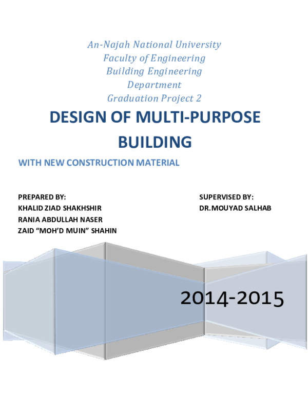 (PDF) Design of Multi-Purpose Building