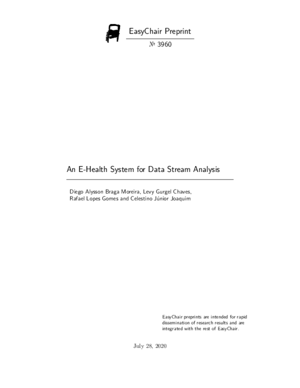 (PDF) An E-Health system for data stream analysis | Joaquim Celestino Jr. - Academia.edu