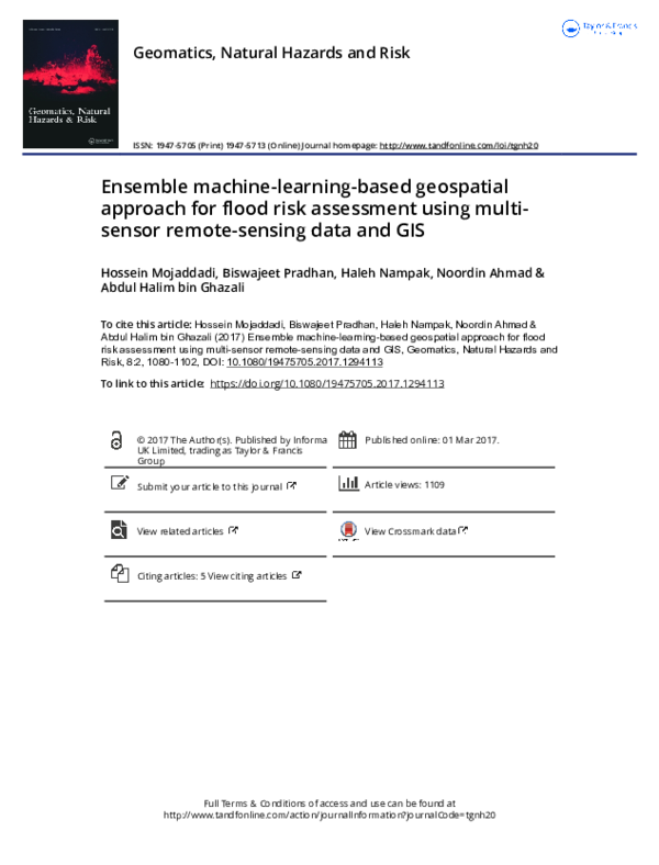 (PDF) Ensemble machine-learning-based geospatial approach for flood risk assessment using multi ...