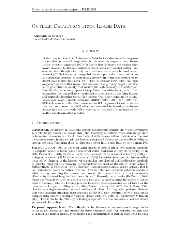 (PDF) Outlier Detection from Image Data