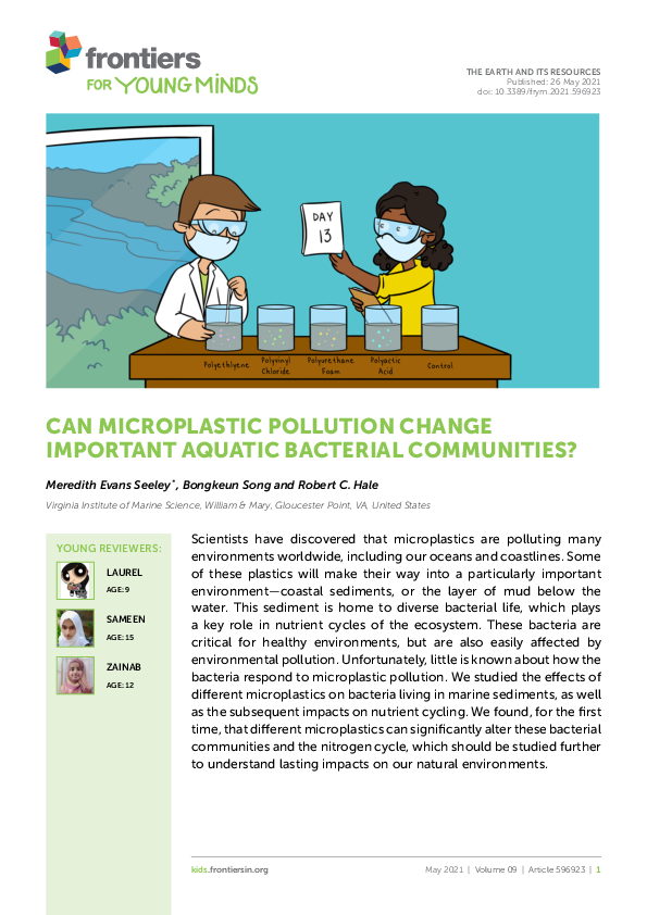 (PDF) Can Microplastic Pollution Change Important Aquatic Bacterial ...