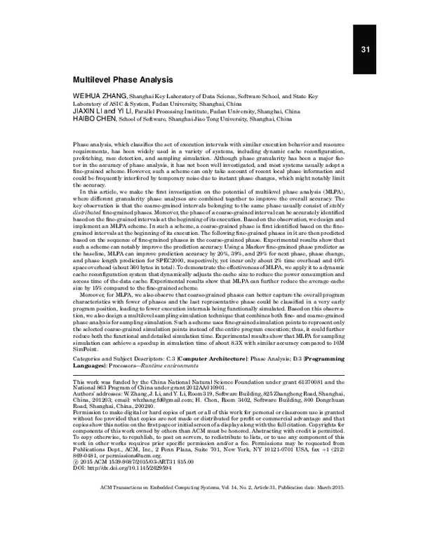 (PDF) Multilevel Phase Analysis