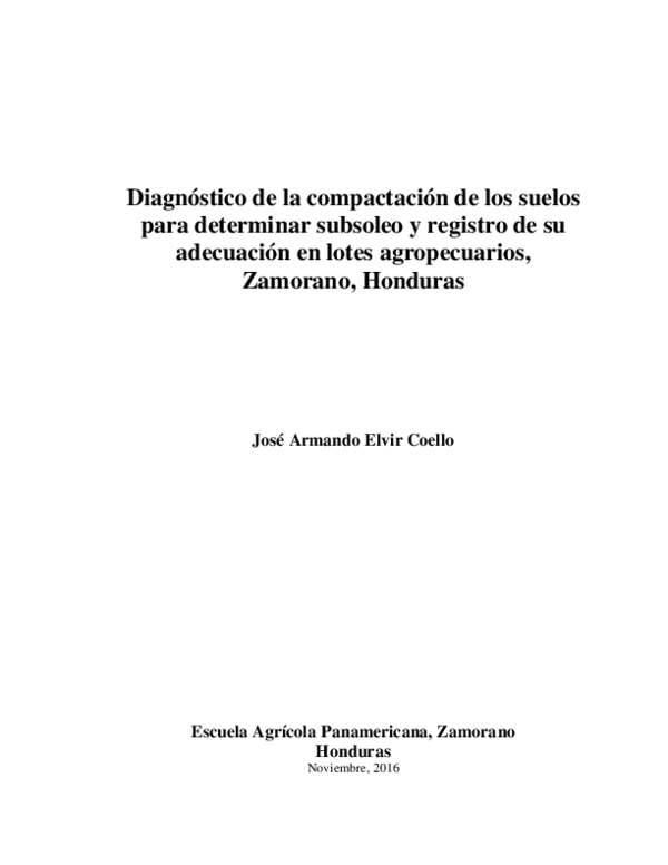 (PDF) Diagnóstico de la compactación de los suelos para determinar ...