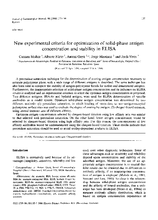 (PDF) New experimental criteria for optimization of solid-phase antigen ...