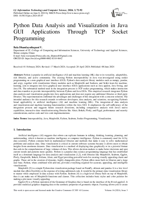 (PDF) Python Data Analysis and Visualization in Java GUI Applications ...