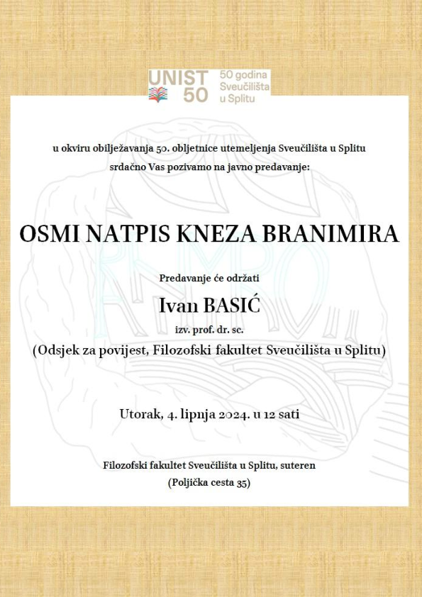 (PDF) Osmi natpis kneza Branimira