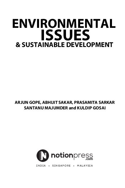 (PDF) Environmental issues & sustainable development, Notion Press ...