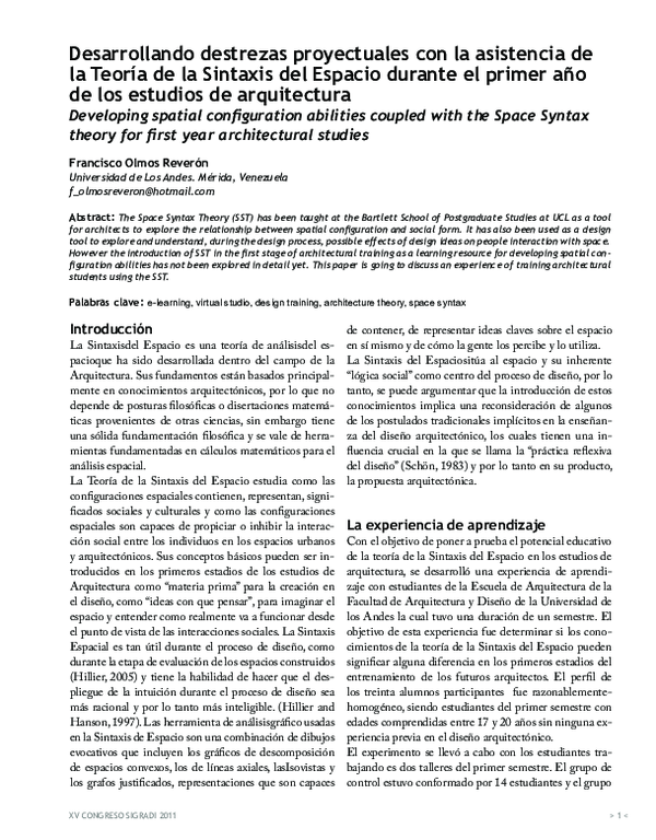 (PDF) Developing Spatial Configuration Abilities Coupled with the Space ...