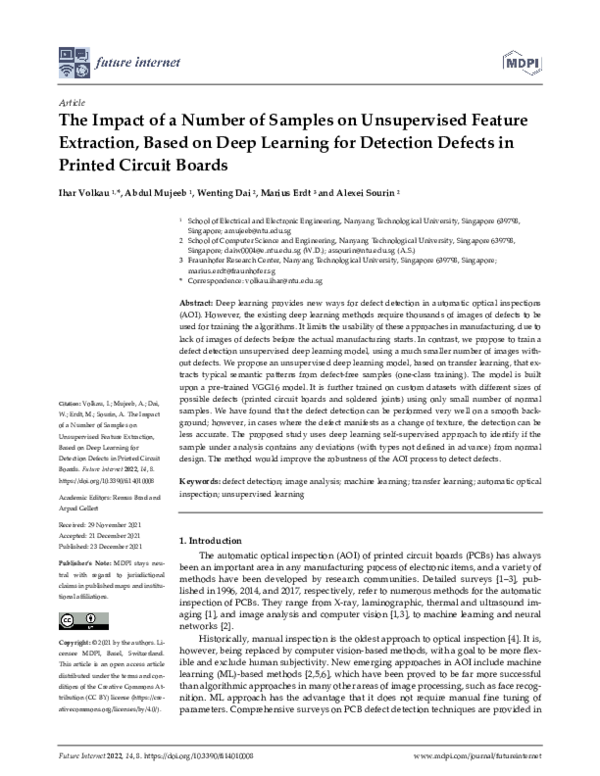 Pdf The Impact Of A Number Of Samples On Unsupervised Feature