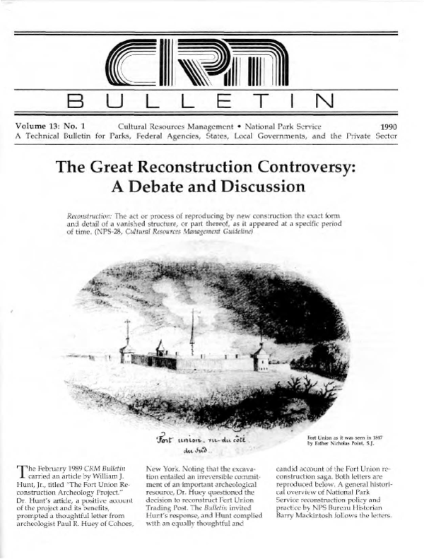 (PDF) The great reconstruction controversy: a debate and discussion