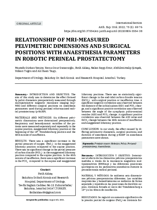(PDF) Relationship of mri-measured pelvimetric dimensions and surgical ...