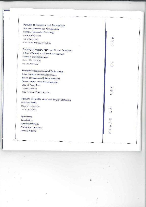 (PDF) Graduation Processional: The New Journey